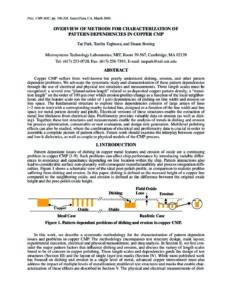 Overview of Methods for Characterization of Pattern De­pendencies in ...